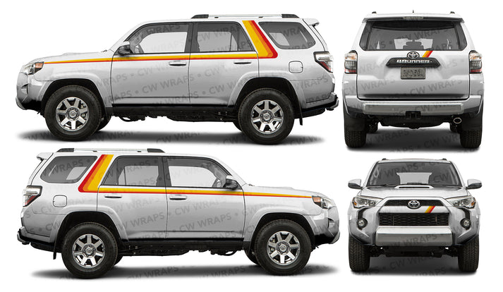 2010-2023 Toyota 4Runner Stripe Kit – C Dub